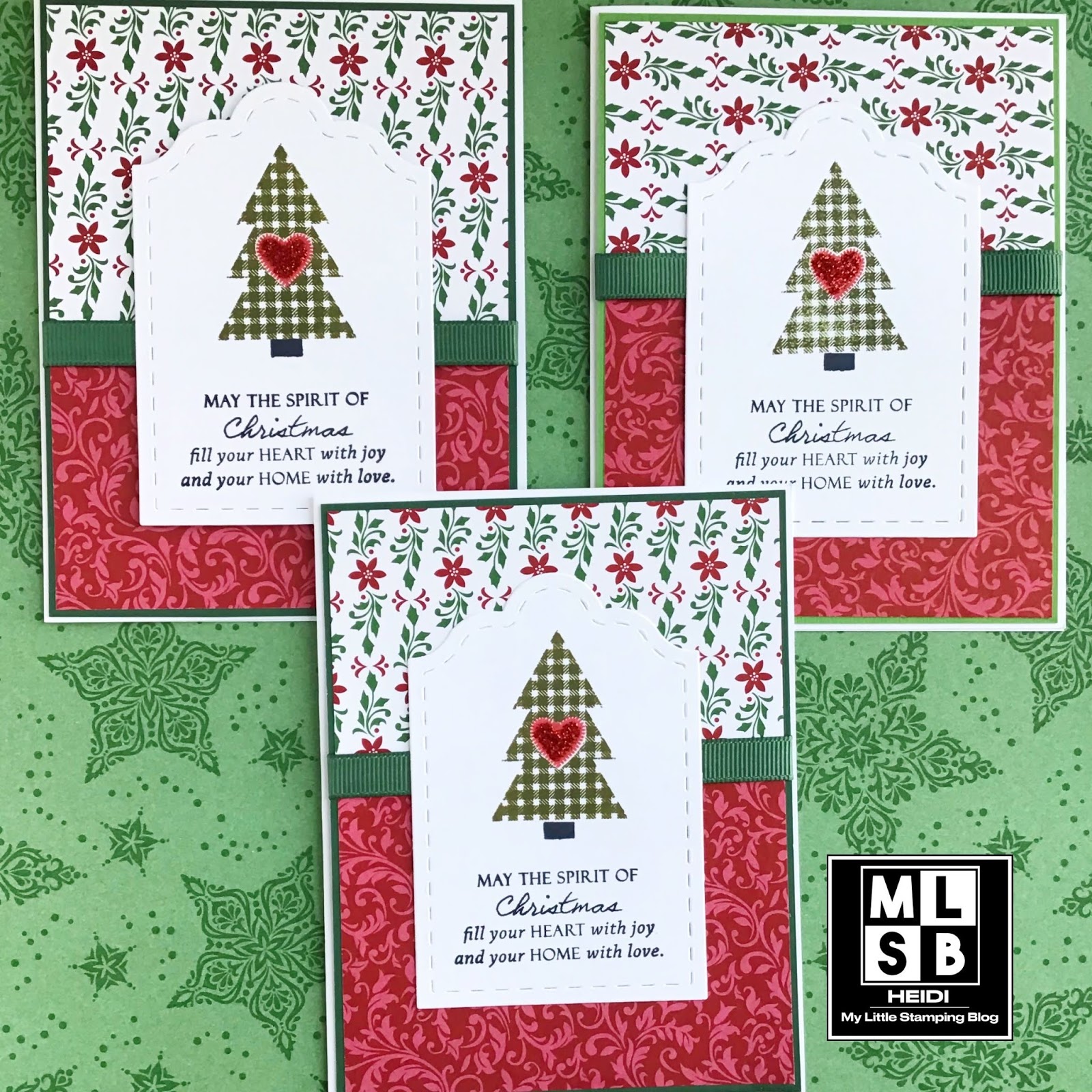 My Little Stamping Blog: Last Minute Card set - One Sheet Wonder