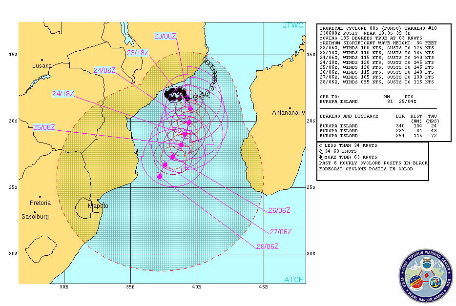 SA Weather and Disaster Observation Service: Update: Tropical Cyclone ...