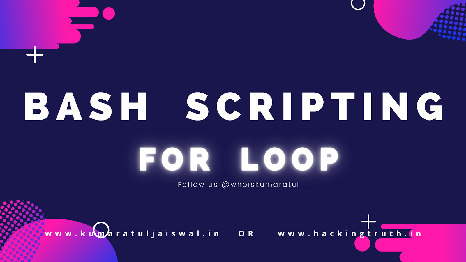 Bash Scripting For Loop