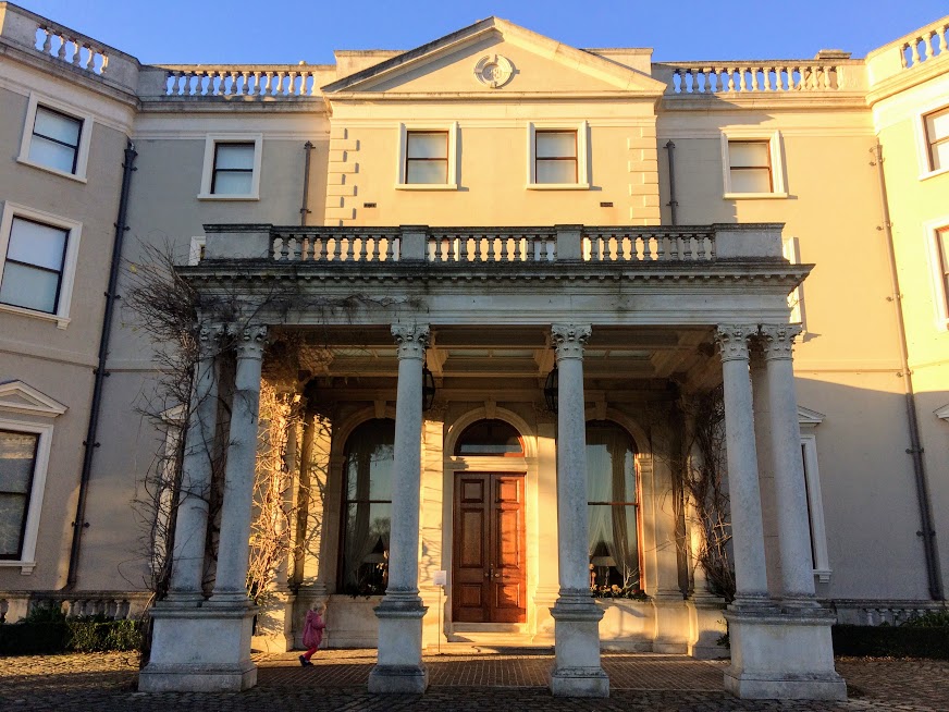 Patrick Comerford: Winter sunshine at Farmleigh House, rebuilt by ...