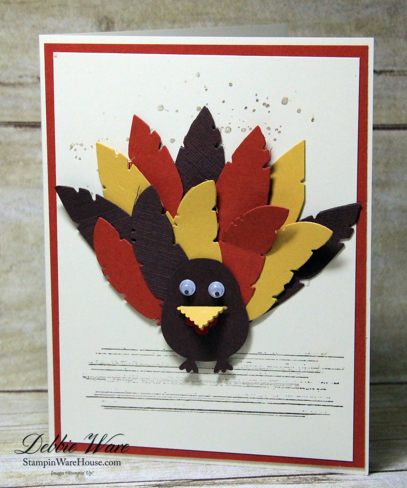 Stampin' Ware House: Thanksgiving Turkey Card