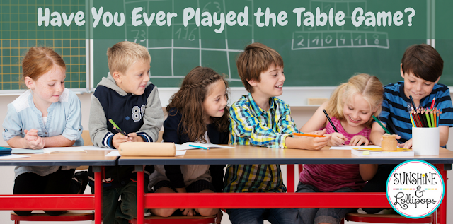 Have you Ever Played the Table Game? - Sunshine and Lollipops