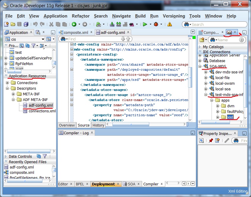 Yuan's SOA Blog: "Teach" JDEV where to look for MDS artifacts