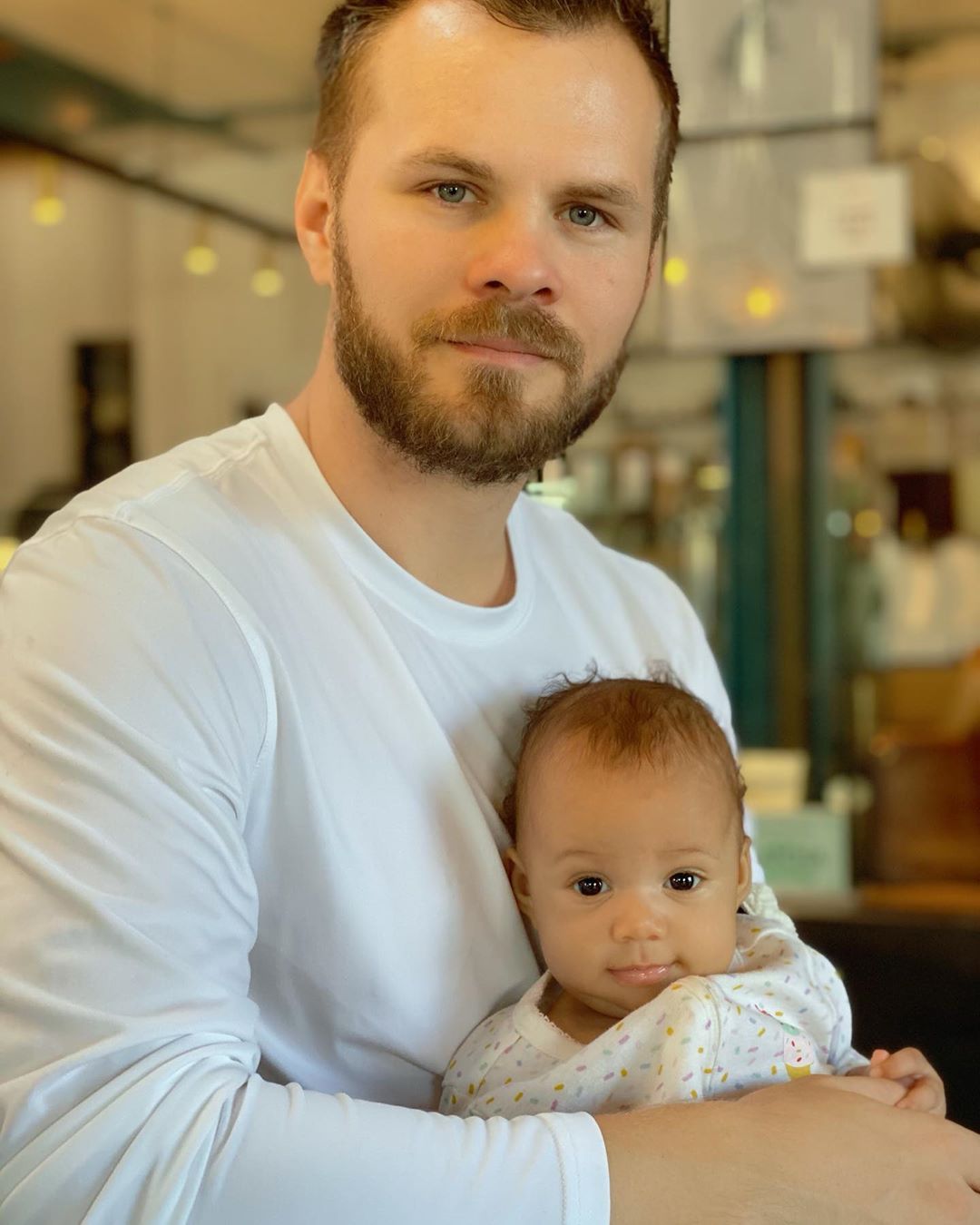 Pictures of Dr Justin Dean and his Child, first Daughter, June Dean