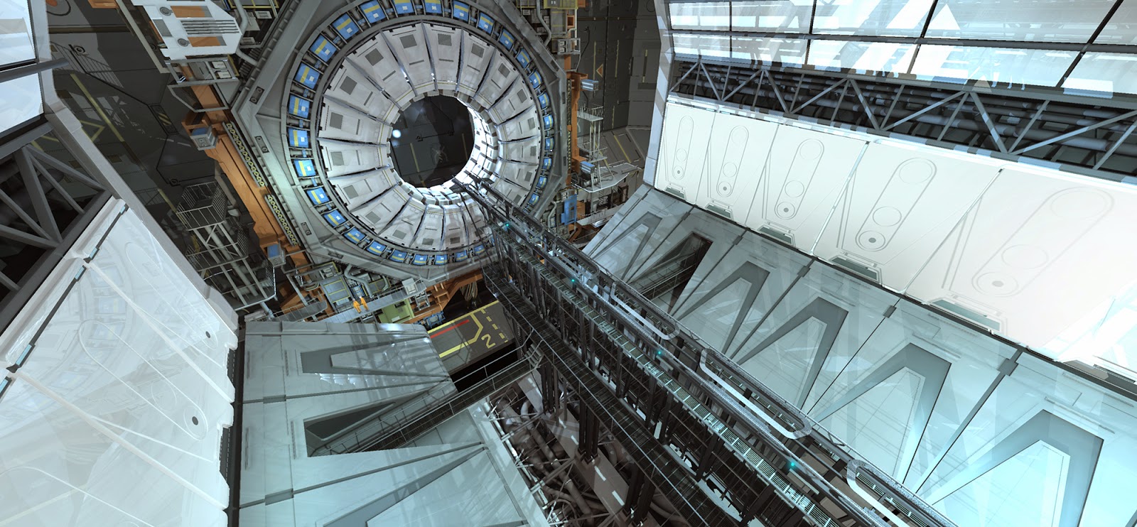 Jim Martin Concept Art: Teleportation ring and track