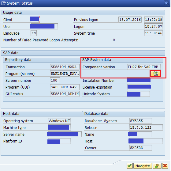 How to find Component Version in SAP - SAP Basis Genie