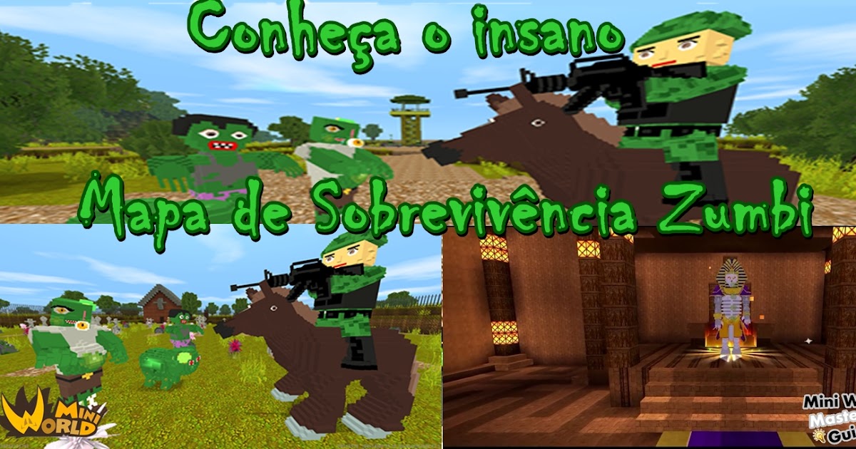 Conheça o Mapa de Sobrevivência Zumbi insano brasileiro🧟‍♂️🎃