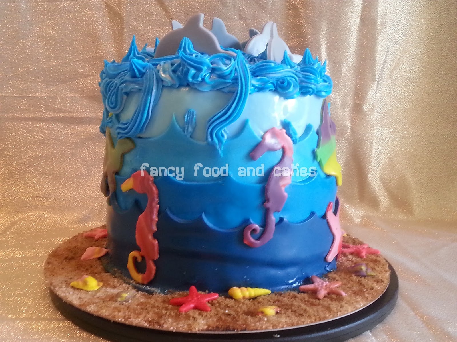 fancy food & cakes: Torta fauna marina - Sea life cake