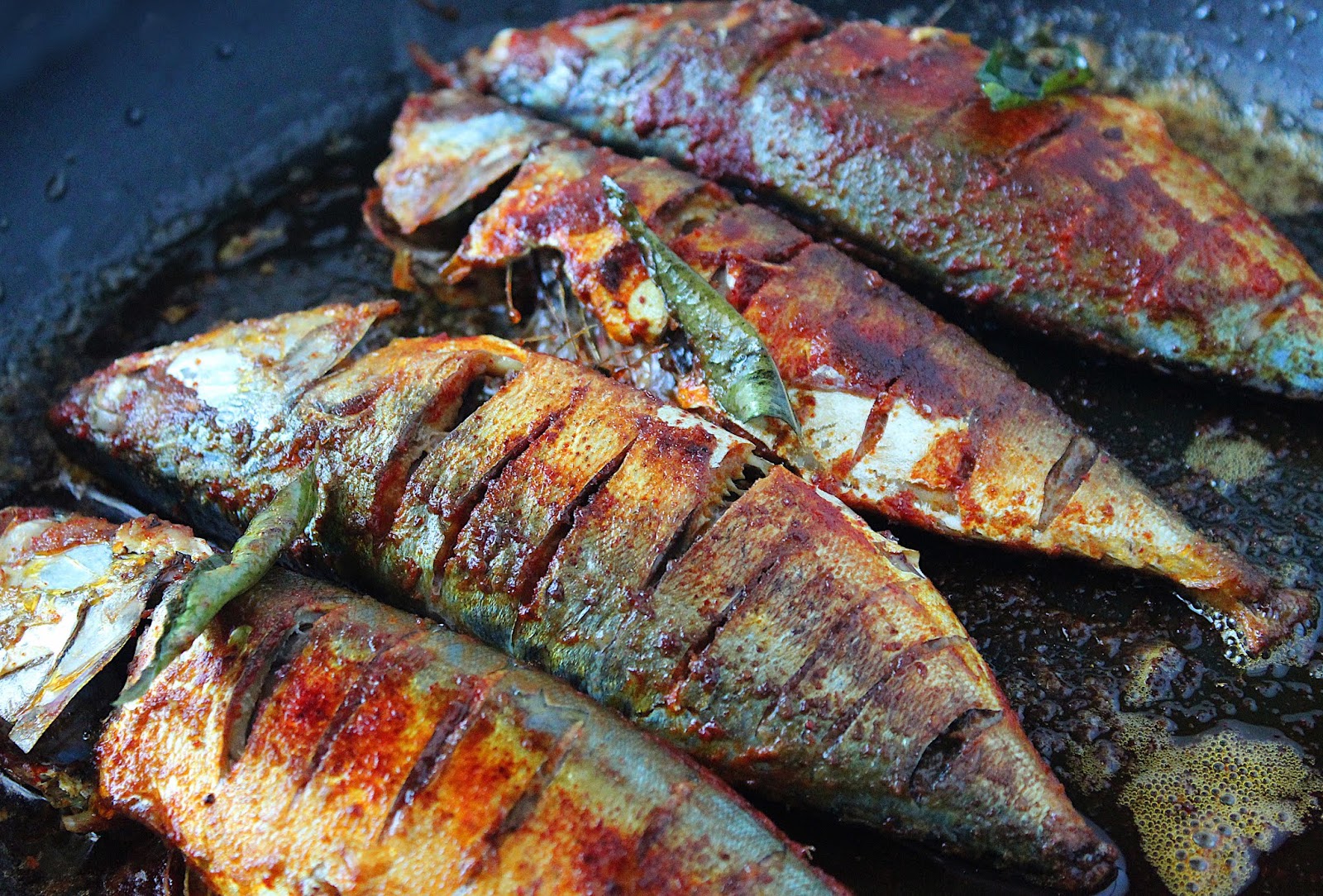 Kerala Style Fish Masala Roast