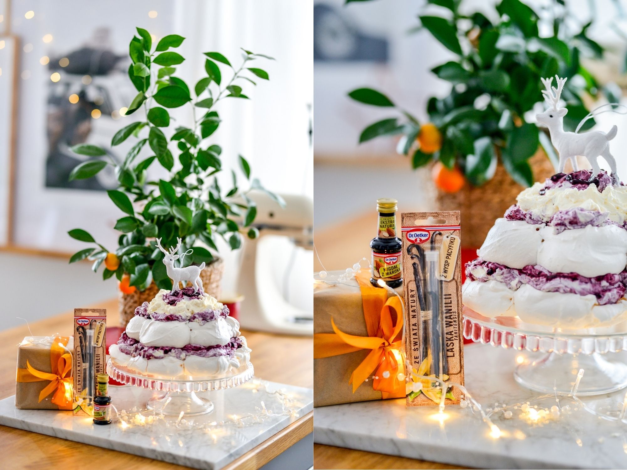 Bezowy tort choinka na Święta! | SMYKWKUCHNI