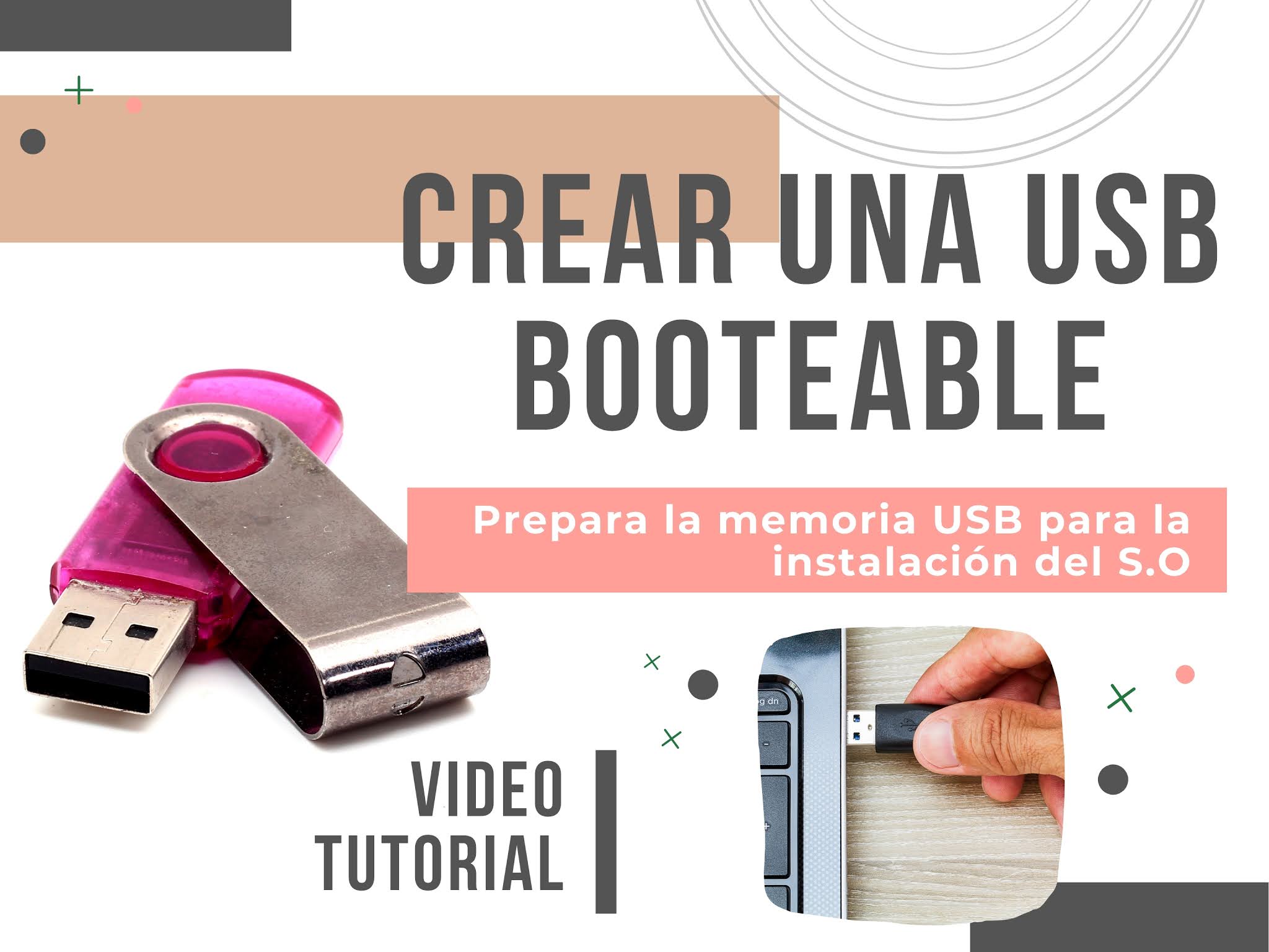Conoce como crear una USB Booteable