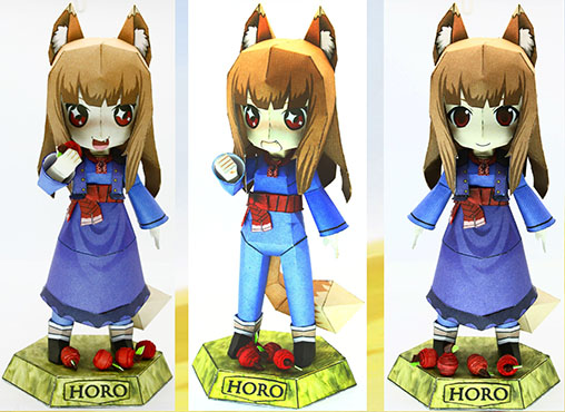 Spice & Wolf: Chibi Holo Papercraft | Paperized Crafts