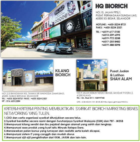 gula o biorich bio rich : Latar Belakang Syarikat BioRich - Company ...