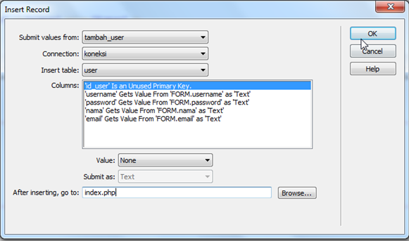 Membuat Insert Data Mysql Dengan Php Tanpa Coding