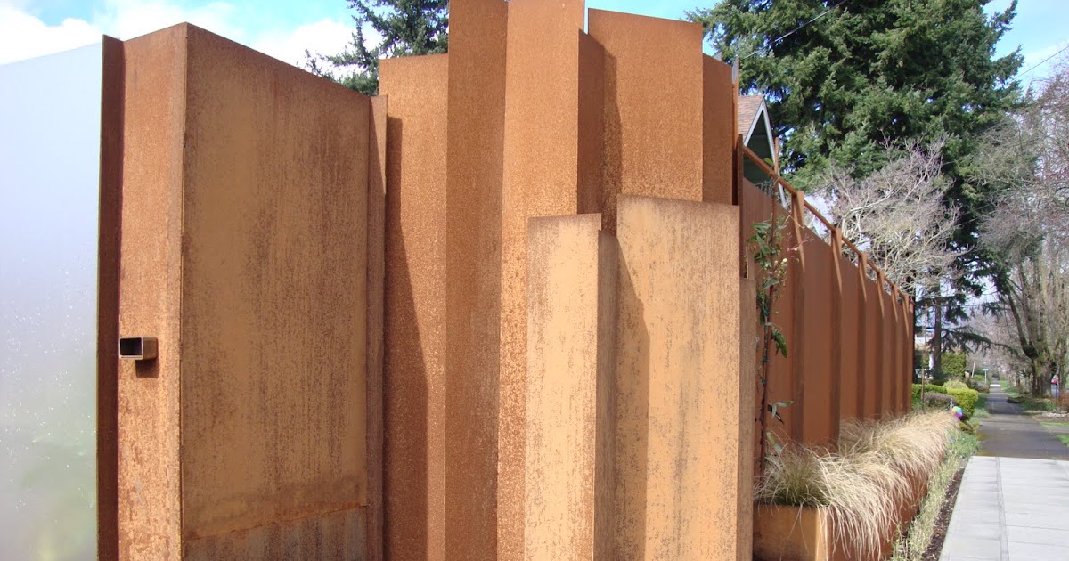 danger garden: Another discovered Cor-ten landscape