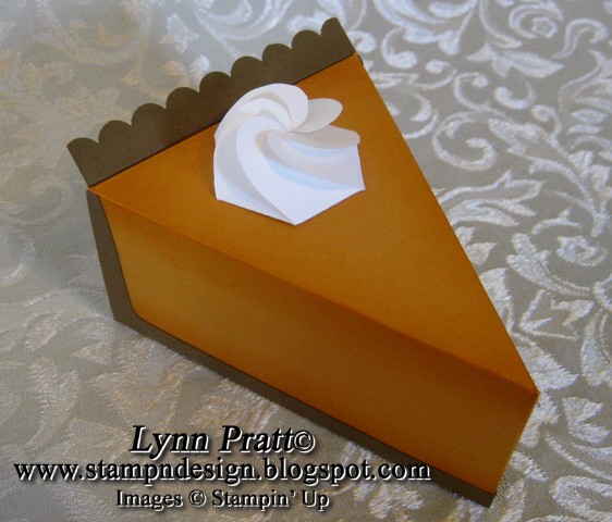 Stamp-n-Design: Slice O' Pumpkin Pie Box - FREE Template!