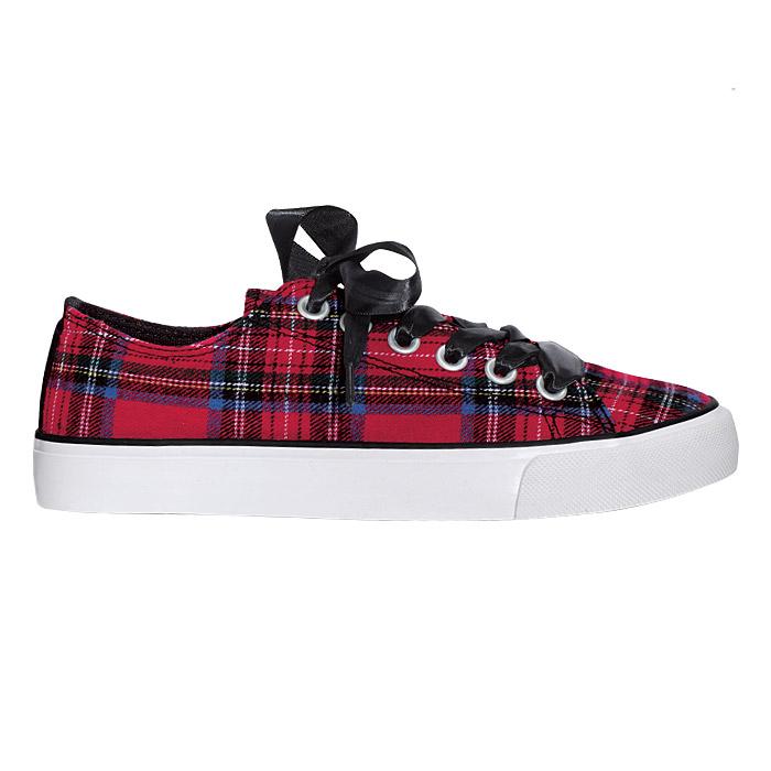 Cushion Walk® Tartan Plaid Sneakers