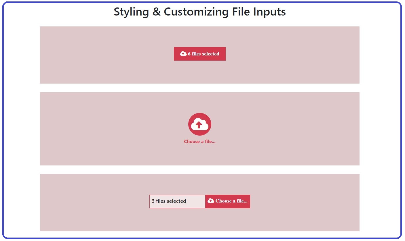 Thay đổi và tuỳ chỉnh giao diện thẻ Input File - Programming Tips and Tricks