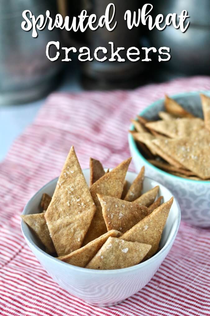 Sprouted Wheat Crackers with Sea Salt | Karen's Kitchen Stories