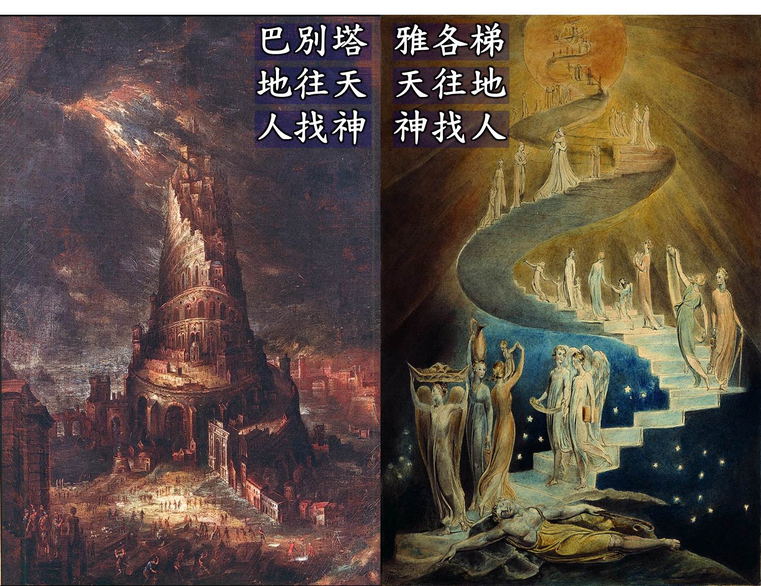 雅各梯與巴別塔 (Jacob Ladder vs Babel Tower) ~ 草戊尚土俱樂部