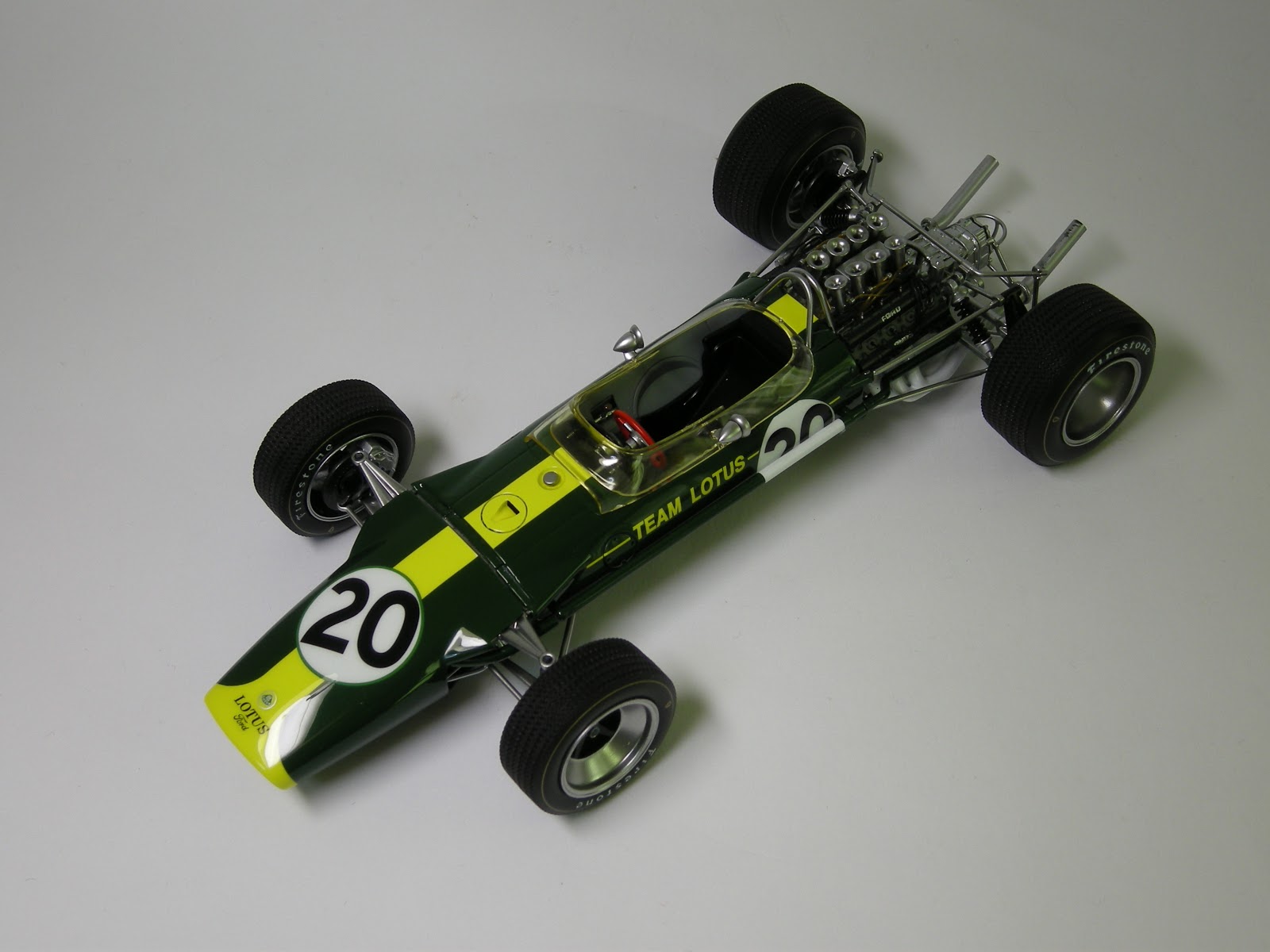 模型と時間: EBBRO 20004 Team Lotus Type 49 1967 製作