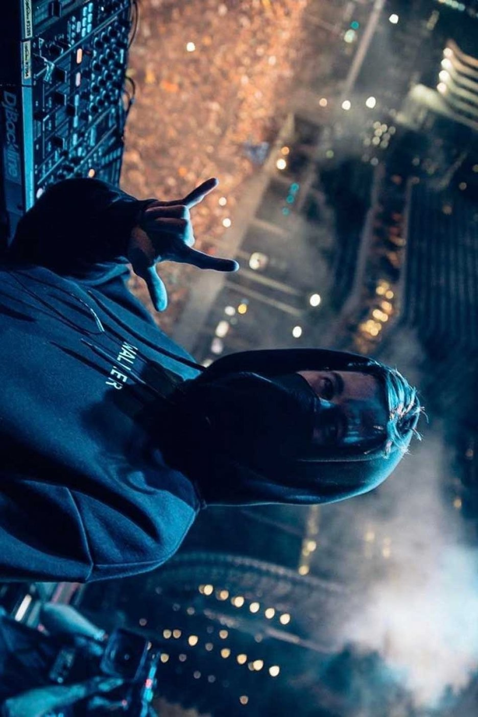 Say hello alan walker phone wallpaper