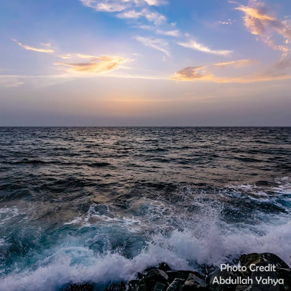 Jeddah Daily Photo: SkyWatch: Jeddah Waves at Twilight