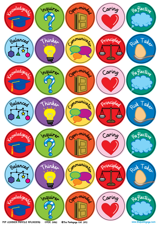 Mrs.Berenice's Art Room: IB Learner Profile and Attitude Reward stickers