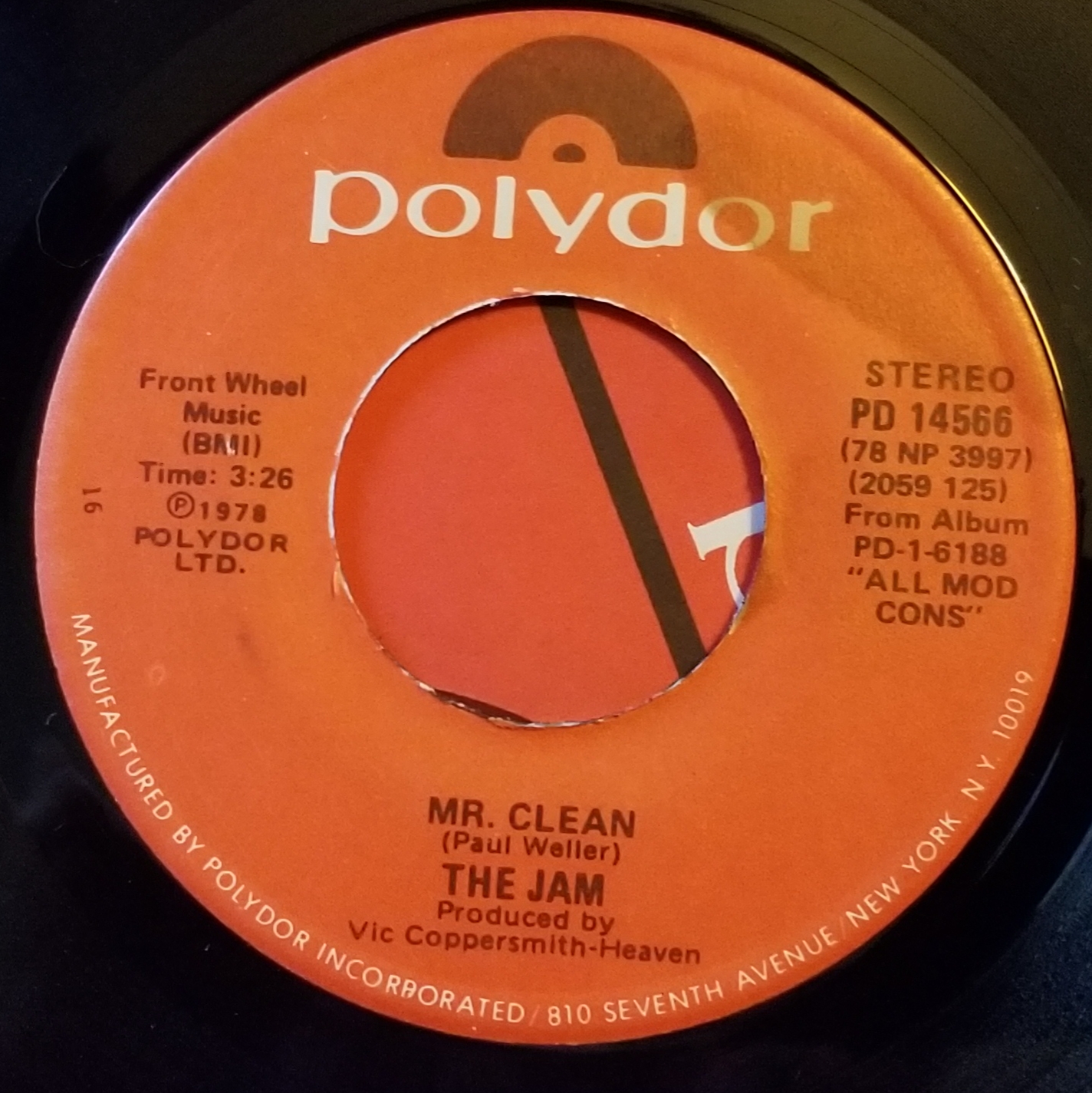 I Am the Noize In Your Head: The Jam - Mr. Clean