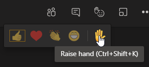 Microsoft Teams: Shortcut to Raise your Hand | Thierry Dalon's Blog