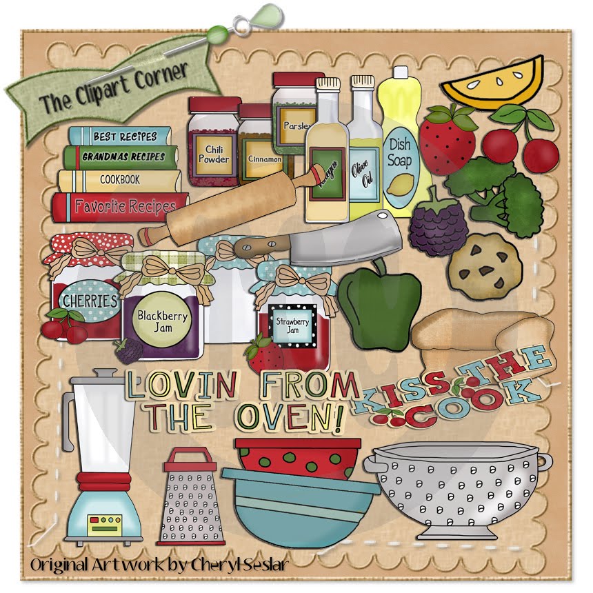 The Clipart Corner: Kiss the Cook Clip Art