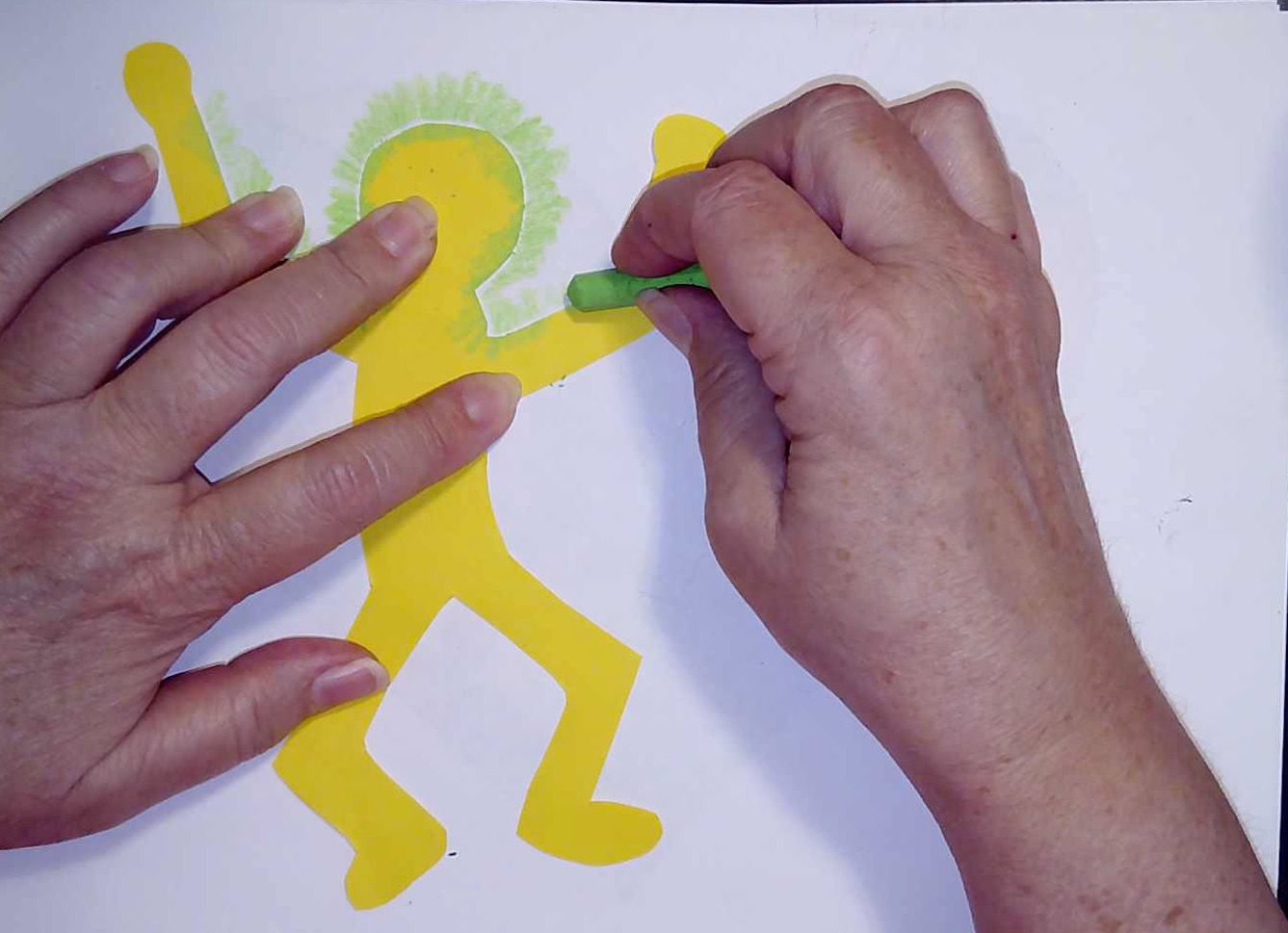 Moving Scribble People