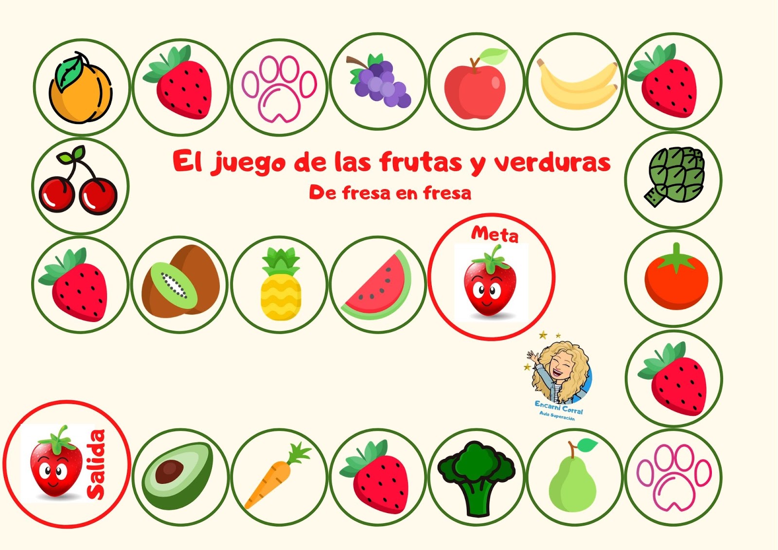 AULA DE SUPERACIÓN: ⭐EL JUEGO DE LA FRUTA