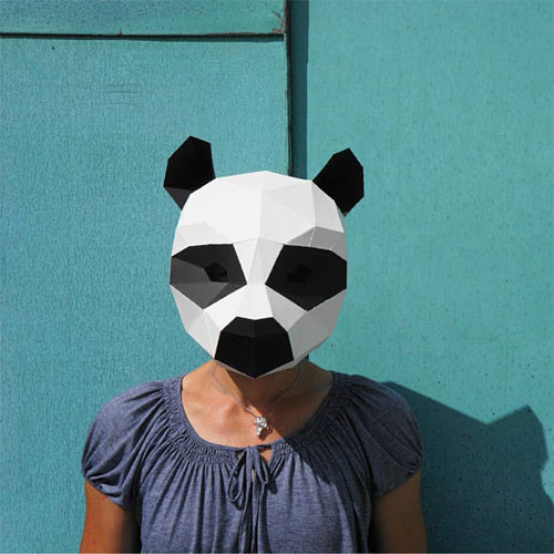 My Owl Barn: Geometric Paper Masks That You Can Make At Home