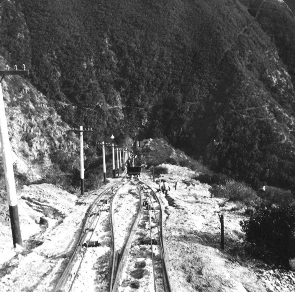 Amazing Vintage Photos of Passengers Riding Mount Lowe’s Cable Incline ...