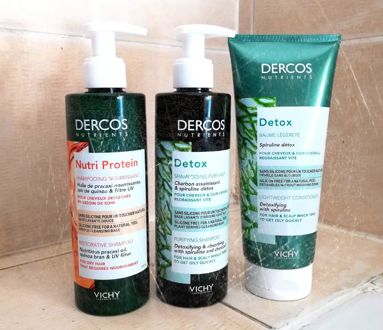 DERCOS NUTRIENTS : ma routine soin cheveux de l'été avec VICHY!