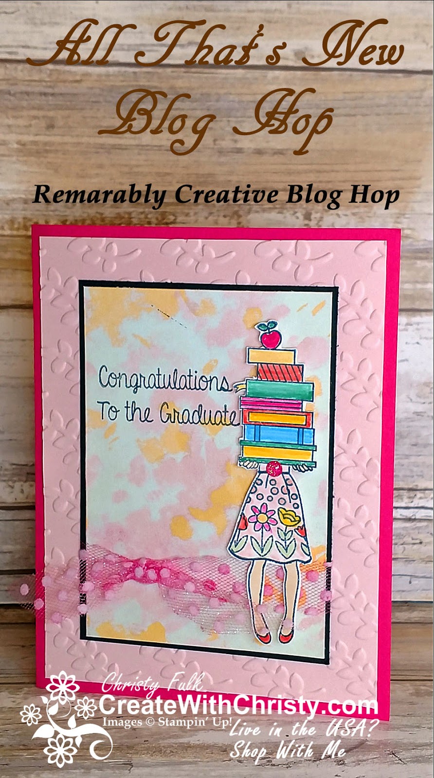 All That's New - RemARKably Creative Blog Hop [Create With Christy]