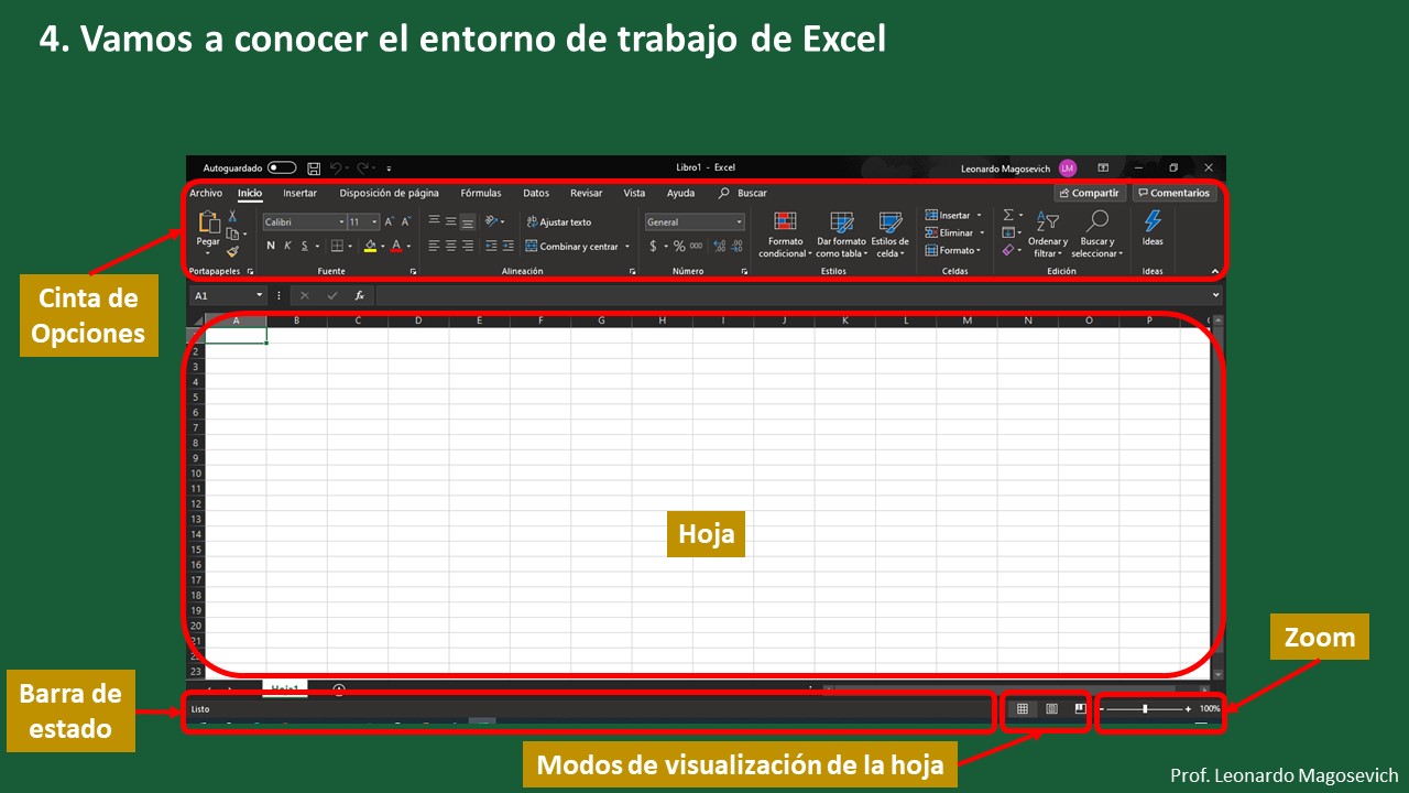 Cultura y TIC: INFORMÁTICA - INTRODUCCIÓN A EXCEL