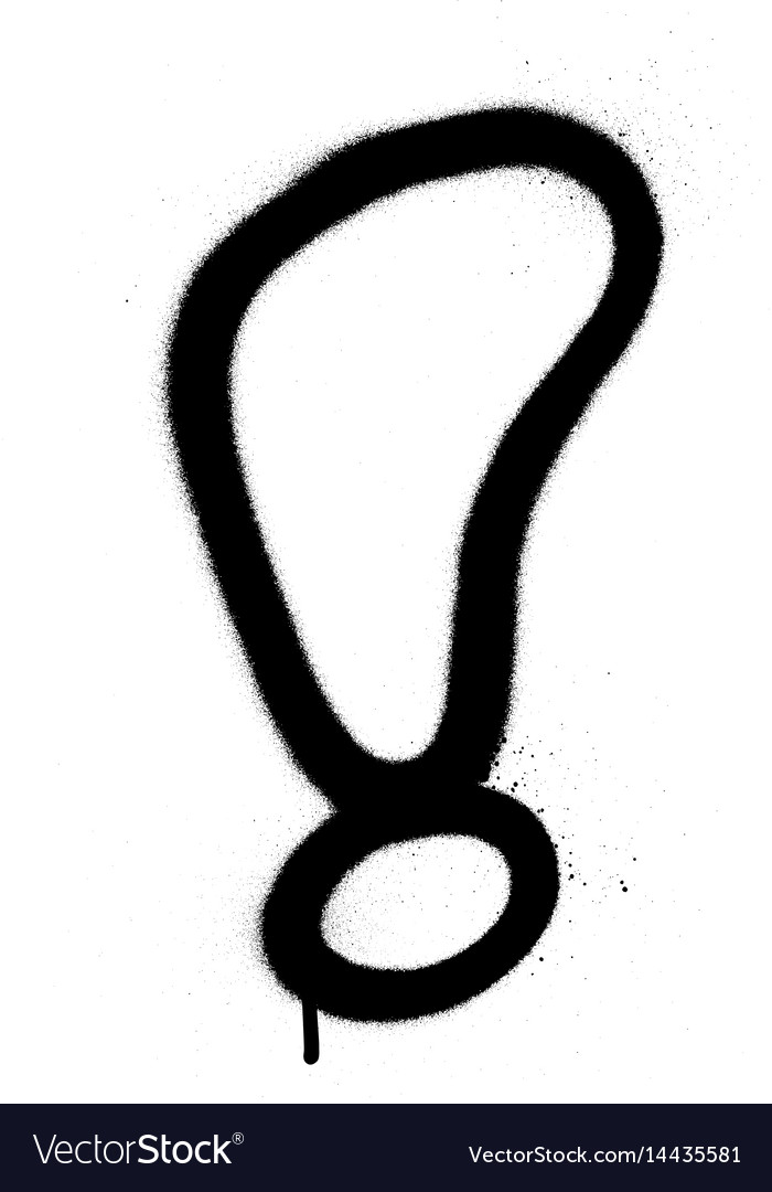 Bubble Letters Exclamation Point - Birthday Letter