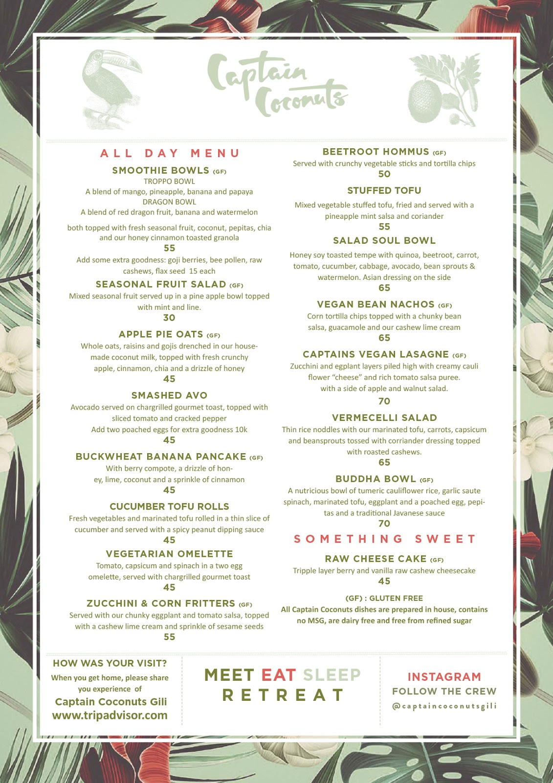 Captain Coconuts Gili: CocoLoco Cafe