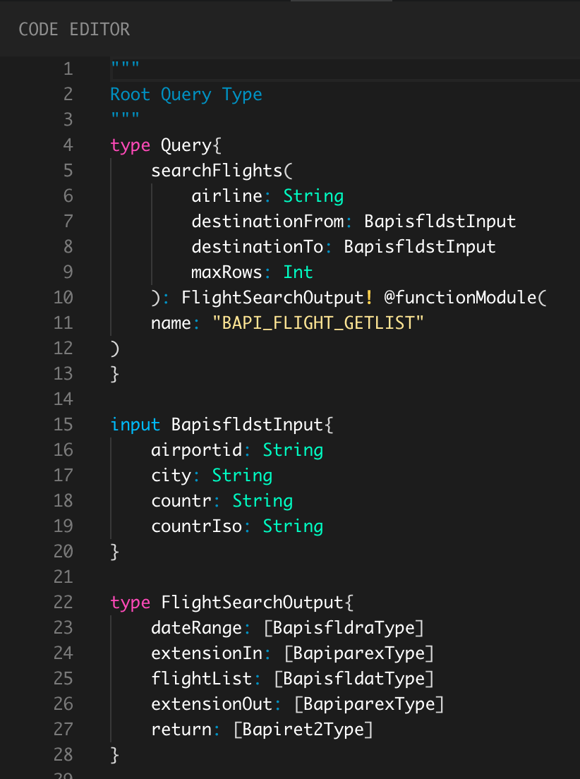 Sap Abap Central Developing Graphql Api On Abap Graphqladmin Web Interface