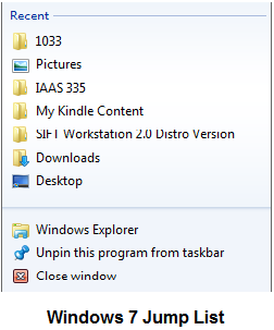 Student of Security: Jump Lists in Windows 7 and Possible Forensic ...