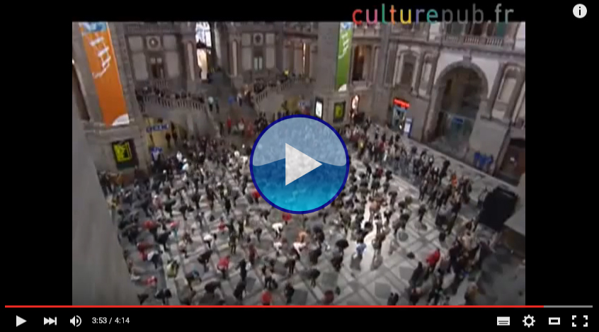 Flashmob-videos: Historico Flashmob en Bélgica