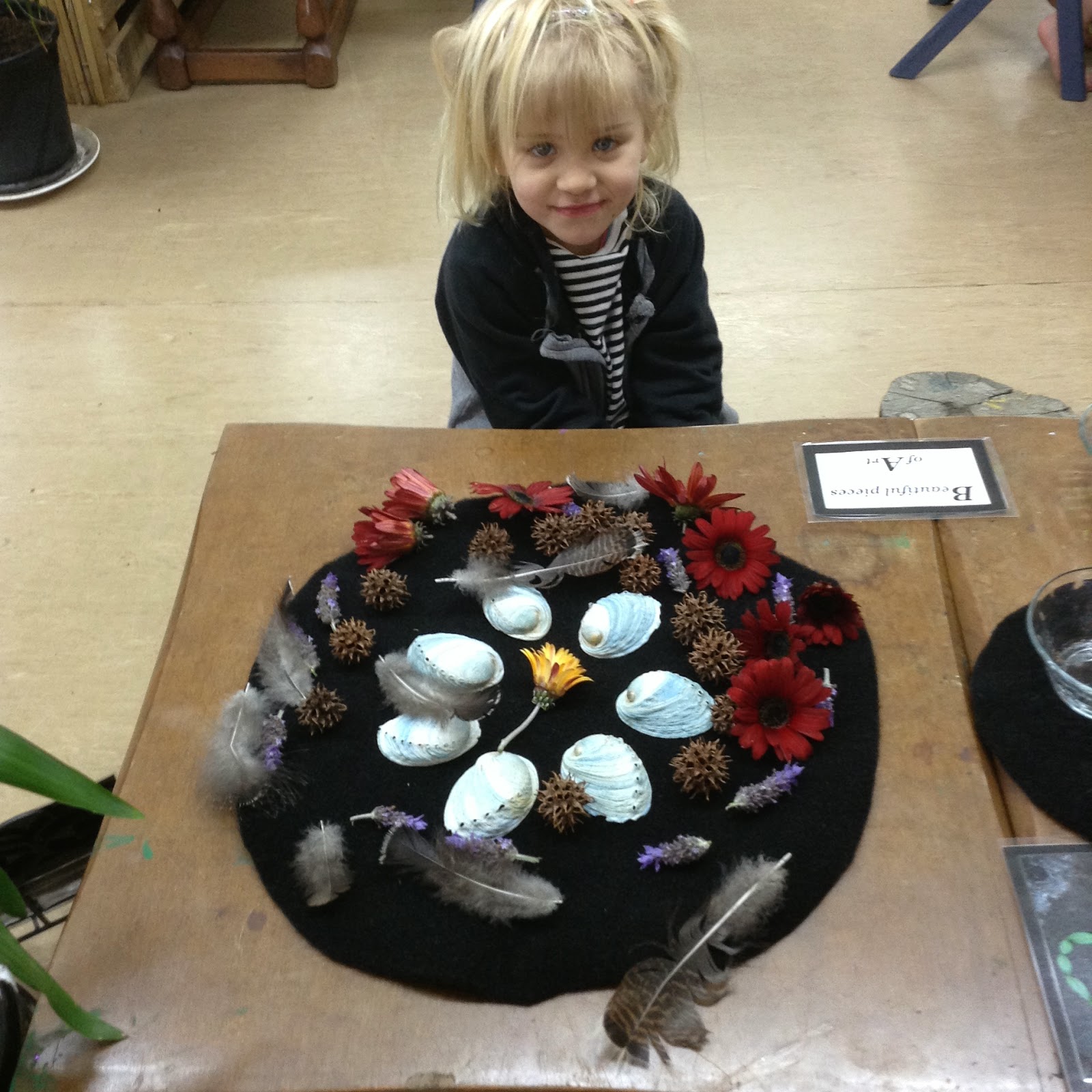 Bream Bay Kindergarten: Ephemeral Art - inspired by nature