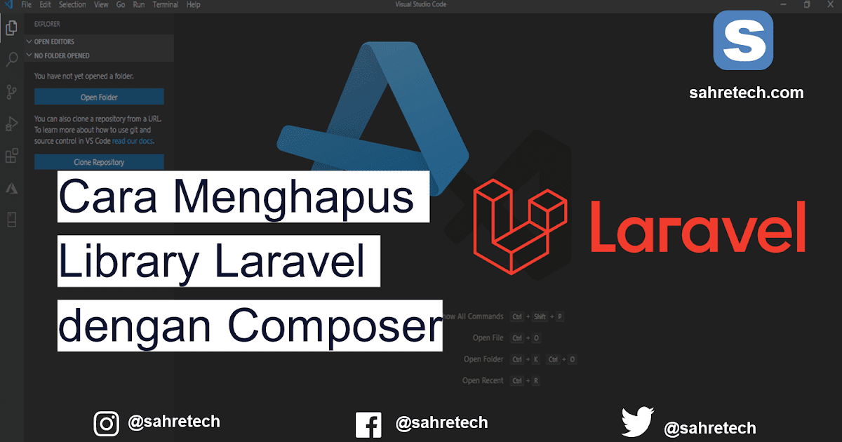 Cara Menghapus Library Laravel dengan Composer - Sahretech