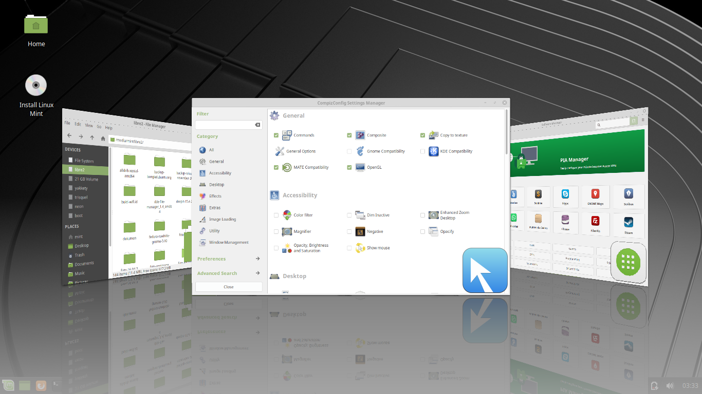 Summary of 5 XFCE Distros: Xubuntu, Mint, Fedora, Manjaro, Porteus