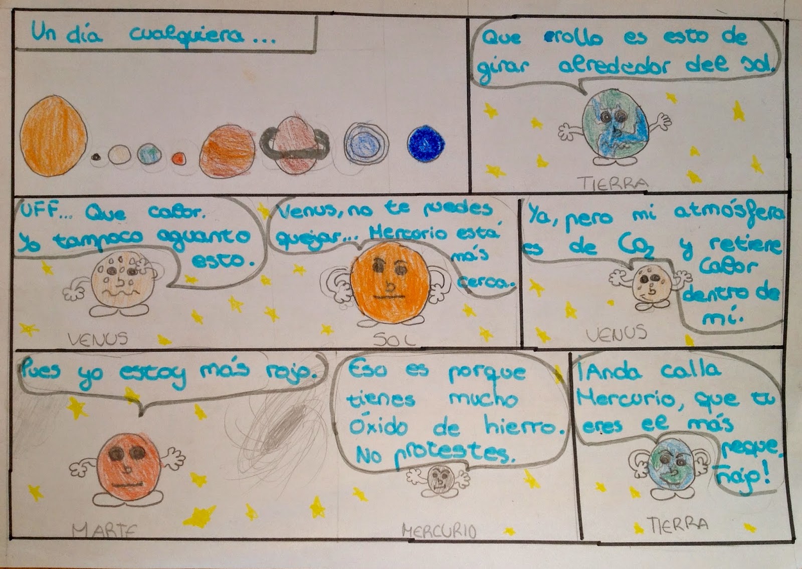 Proyecto el Universo: Cómics