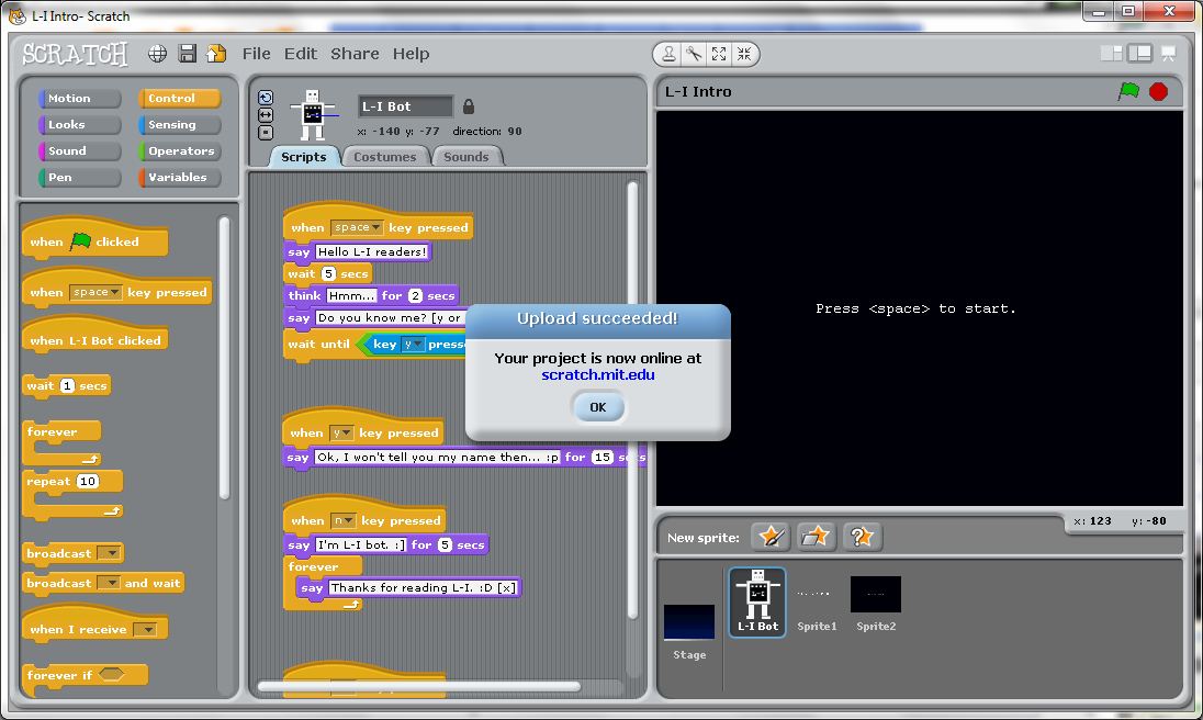 Scratch: Programming in Puzzle Pieces, Even Kids Can Program! | Loading ...