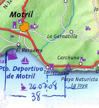 viajedejavi. Sur: Etapa 38 (154) Motril-Torrenueva