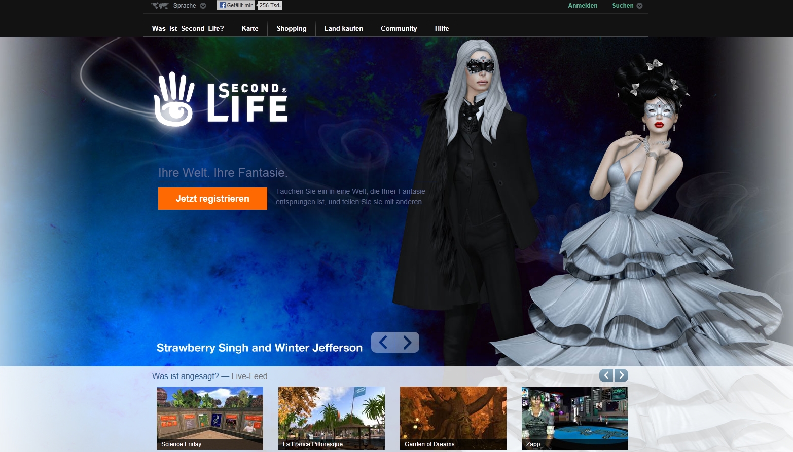 Echt Virtuell: Neue SL Homepage-Bilder und überarbeite "Was ist Second ...